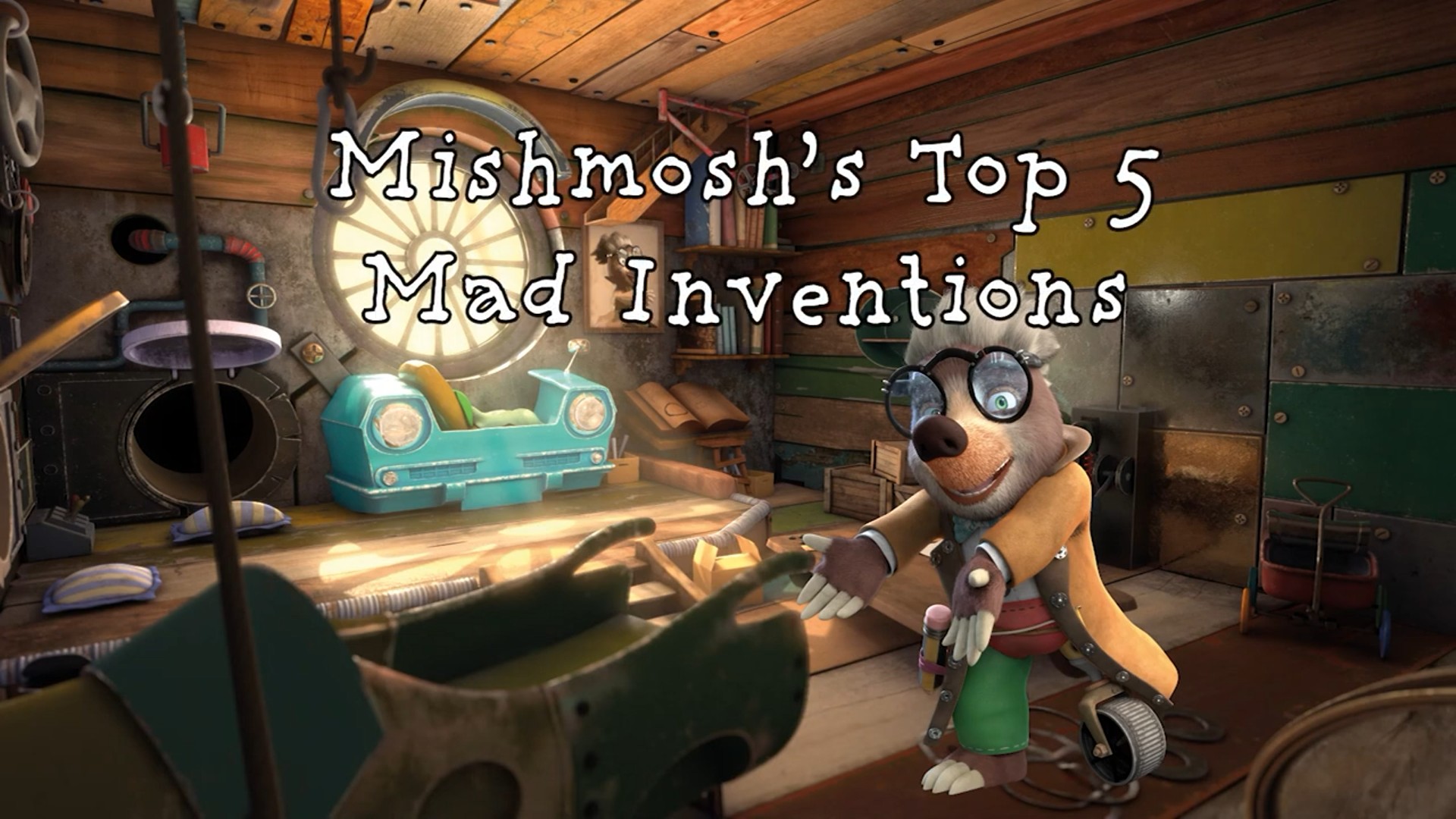 Mishmosh's Top 5 Mad Inventions | Videos | Moley